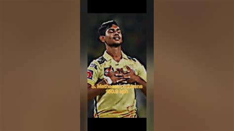 Mathisha Pathirana Fastest Bolar World Shorts Shortsfeed Youtube