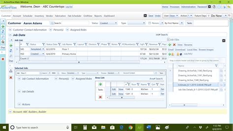 Cloud Based Data Storage ActionFlow