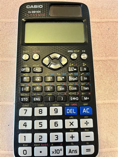 casio fx 991 ex calculator 興趣及遊戲 手作＆自家設計 文具 carousell