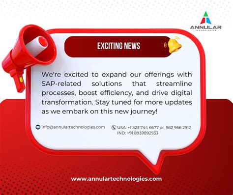 Annulartechnologies Sap Sapservices Digitaltransformation Businesssolutions Innovation