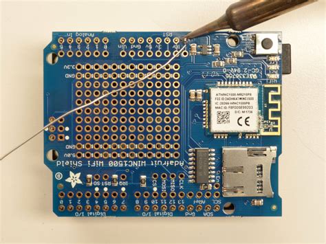 Assembly Adafruit Winc1500 Wifi Shield For Arduino Adafruit