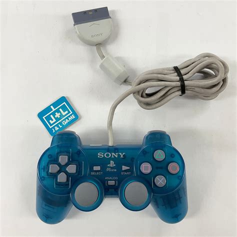 Sony Playstation Dual Analog Controller Clear Blue Ps1 Playstati Jandl Video Games New