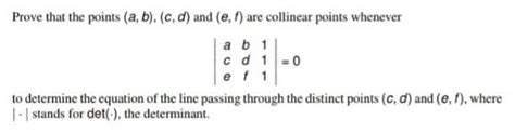 solved prove that the points a b c d and e f are
