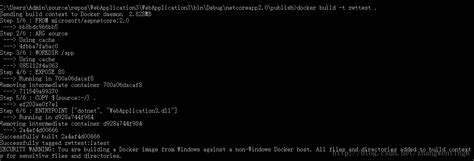 Window10的docker发布netcore20已配置适用于“linux”的 Docker 服务器主机但你的项目面向“windows”。 Csdn博客