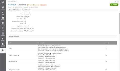 Configure Checkout Workflow In The Back Office Orocommerce Orocrm And Oroplatform Documentation