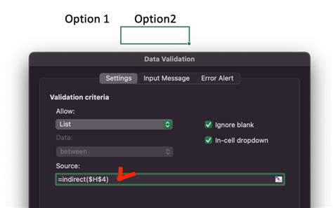 Excel Indirect函數的3種用途（範圍命名、其他工作表、下拉式選單）