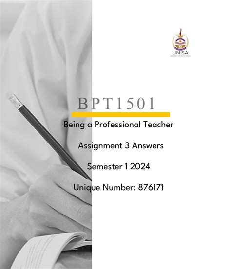 BPT1501 ASSIGNMENT 03 ANSWERS SEMESTER 1 2024 StudyPass