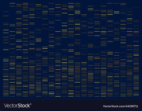 Big Genomic Data Visualization Royalty Free Vector Image