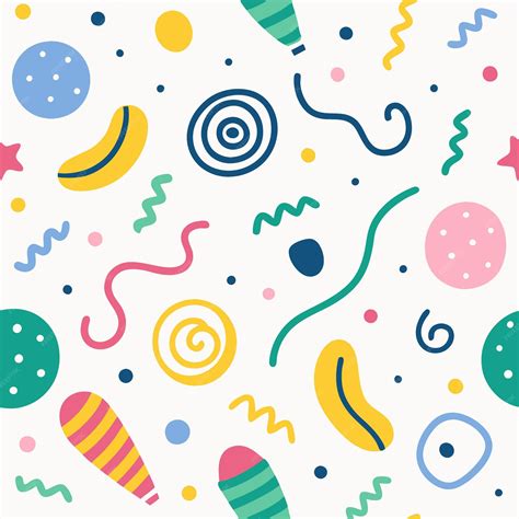 Premium Vector Abstract Shapes And Patterns Seamless Design Colorful Geometric Background