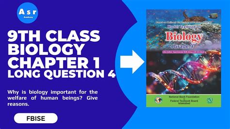 9th Class Biology Chapter 1 Exercise Solution For Extensive Question 4