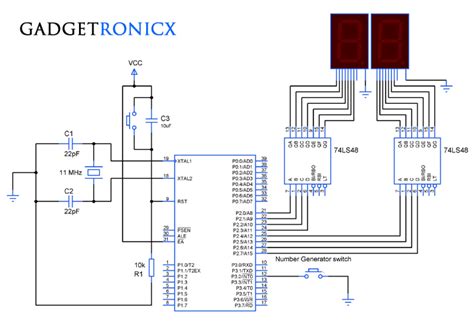 Random Number Generator Using 8051 Microcontroller Gadgetronicx