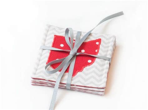 Ohio Cloth Drink Coasters Etsy Etsy Chevron Fabric Coasters