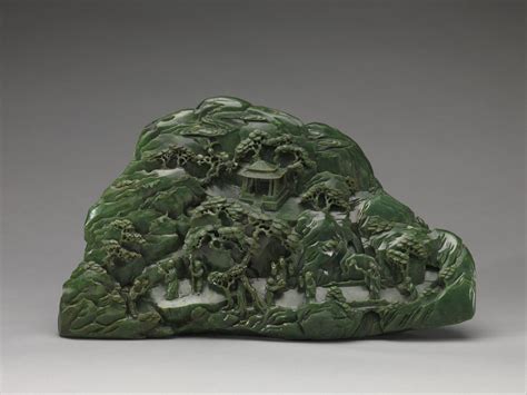 Boulder With Daoist Paradise China Qing Dynasty 16441911 The Metropolitan Museum Of Art
