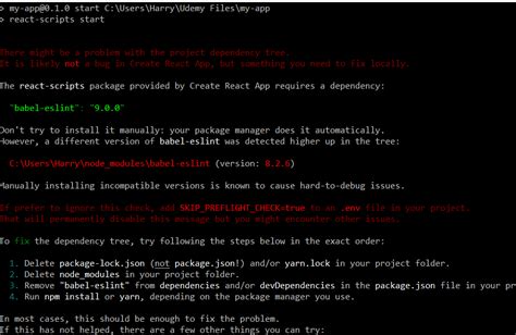 Reactjs Error With Npm Start After Create React App Stack Overflow