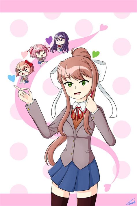 Happy Anniversary Ddlc And Happy Birthday Monika Literature Club