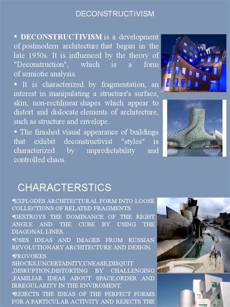 Deconstructivism Ppt Pdf Architectural Design Architecture