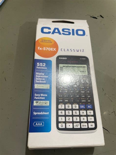 Casio Fx 570 Ex Scientific Calculator Hobbies And Toys Stationary