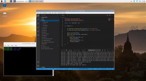 how to blink an led with raspberry pi pico in c raspberry pi