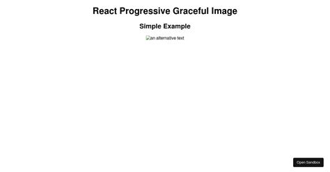React Progressive Graceful Image Simple Example Forked Codesandbox