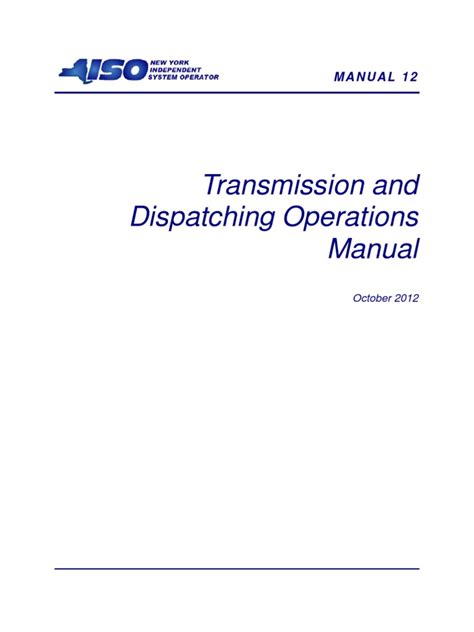 transmission and dispatching pdf electric power transmission