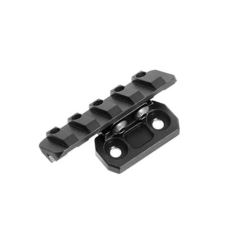 Offset Light Optic Mount 45 Degree Keymod Mlock Black [wadsn] Taiwangun