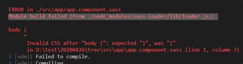 Module Build Failed From Nodemodulessass Loaderlibloaderjs
