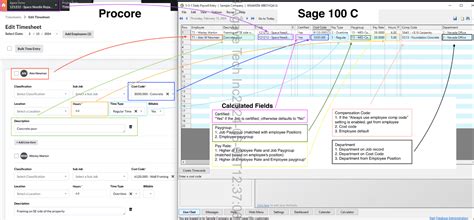 Timecard Entries Agave Sync
