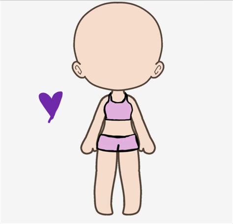 Gacha Body Template Printable Calendars At A Glance