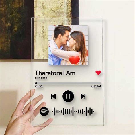 Spotify Art Scannable Spotify Code Custom Music Song Plaque Frame 4
