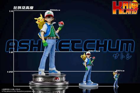 Pokemon Mg Studio Ash Ketchum Resin Statue Kaioland