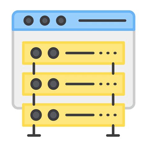 Modern Design Icon Of Online Server Rack 40205095 Vector Art At Vecteezy