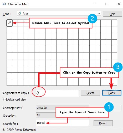 How To Type Partial Differential Symbol In Wordexcel For Windows And Mac How To Type Anything