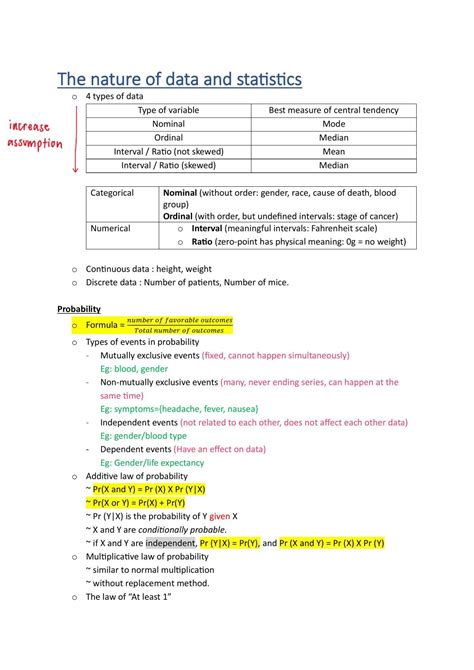 biostatistics notes bs1008 biostatistics ntu thinkswap