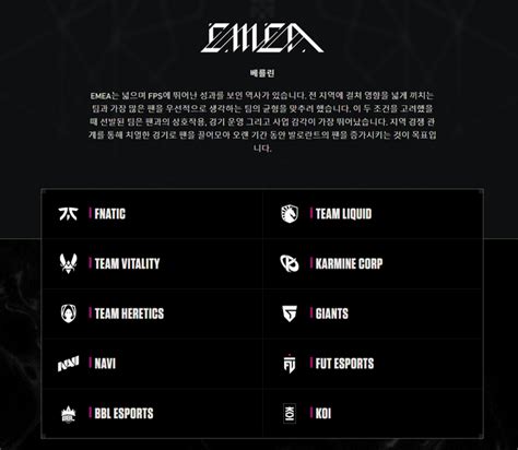 [발로란트] T1 Drx 젠지 포함 국제 리그 참가 30팀 발표