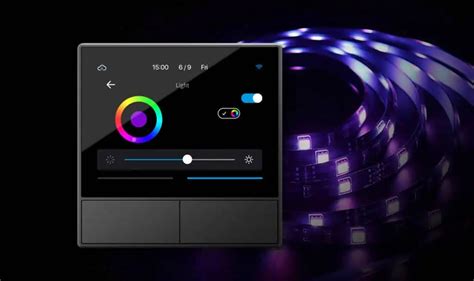 Sonoff NSPanel WiFi Two Button Smart Light Switch With Touch LED Display Thermostat Smart