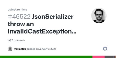 Jsonserializer Throw An Invalidcastexception When Serializing An Array
