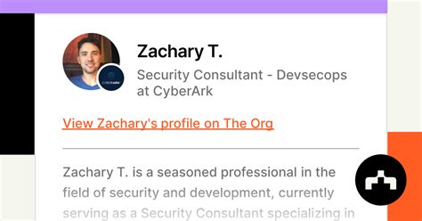 Zachary T Security Consultant Devsecops At Cyberark The Org