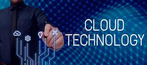Conceptual Caption Cloud Technology Business Approach Contract Between