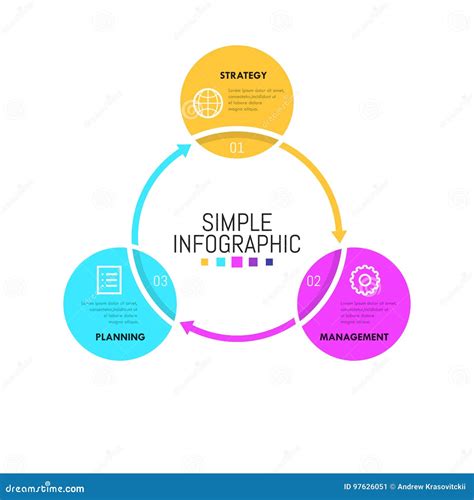 Workflow Chart Process Diagram With Steps Flow Chart Circle Scheme With Options And Icons