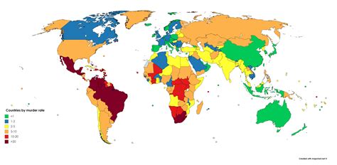 Countries By Murder Rate 2017 Or Latest Year Rmapporn