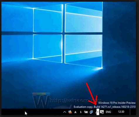 Fix Remove Arrows From System Tray In Windows 10 Build 14271