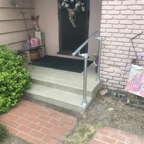 Gorgeous Handrail Kits For Concrete Steps Ideas Stair Designs