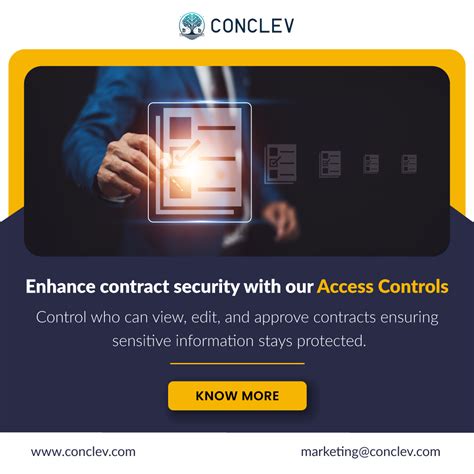 Protect Your Contracts Enhance Security With Access Controls Conclev Medium