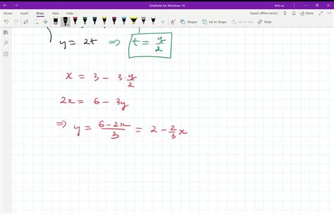 Solved Parametric Equations And And Parameter Interval For The Motion