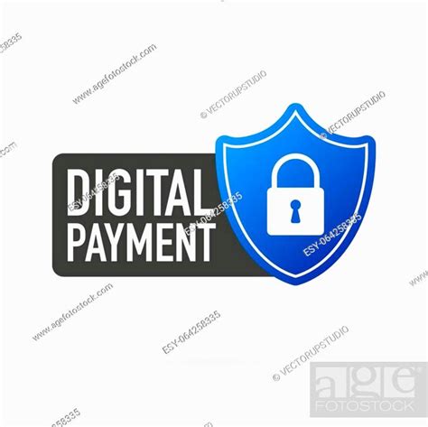 Secure Connection Secured Ssl Shield Symbols Digital Payment Stock