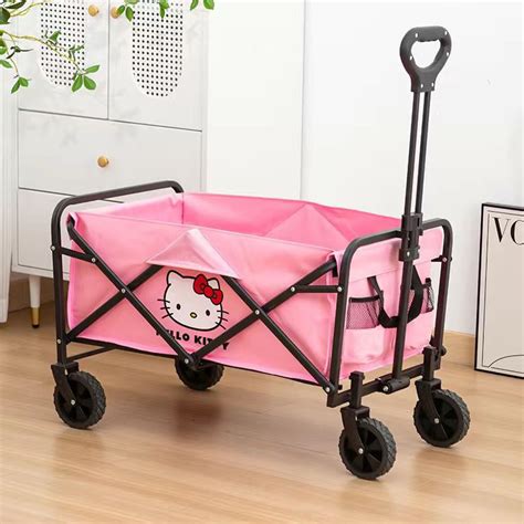 Hello Kitty Wagon Pink Wagon Pink Trolley Hello Kitty Trolley Shopee Malaysia