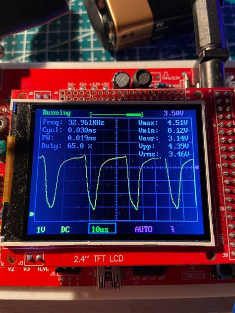 Timer1 Phase Correct Pwm Mode Not Generating Square Waveform On Nano