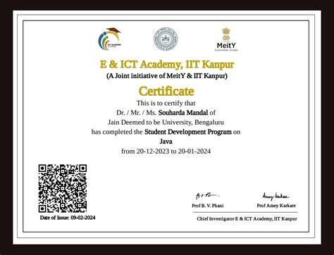 Souharda Mandal On Linkedin Java Programming Learning Iitkanpur Skilldevelopment Eictacademy