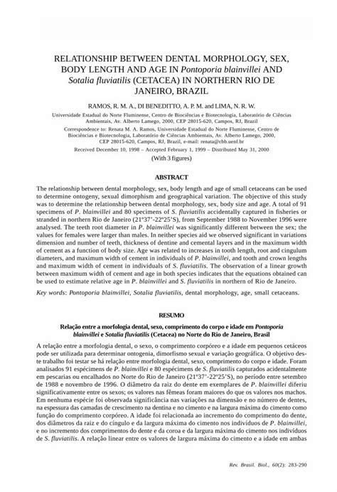 Pdf Relationship Between Dental Morphology Sex Body … Dokumen Tips