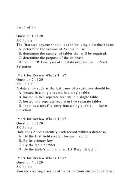 ms access mcq questions microsoft office pdf
